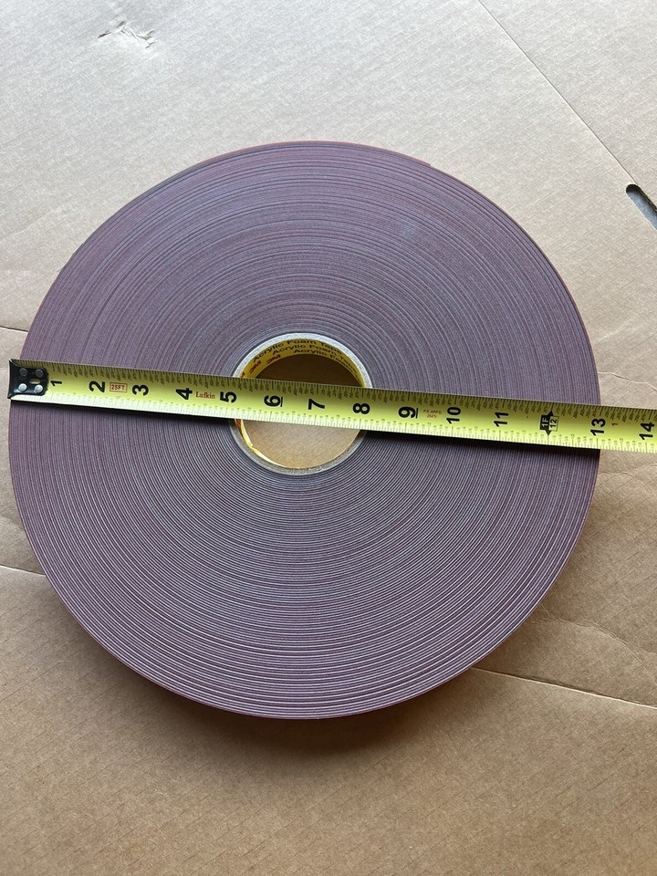 3M BIG ROLL 216' FT X 1.00" IN VHB PX5011 Double Sided Acrylic Foam ...