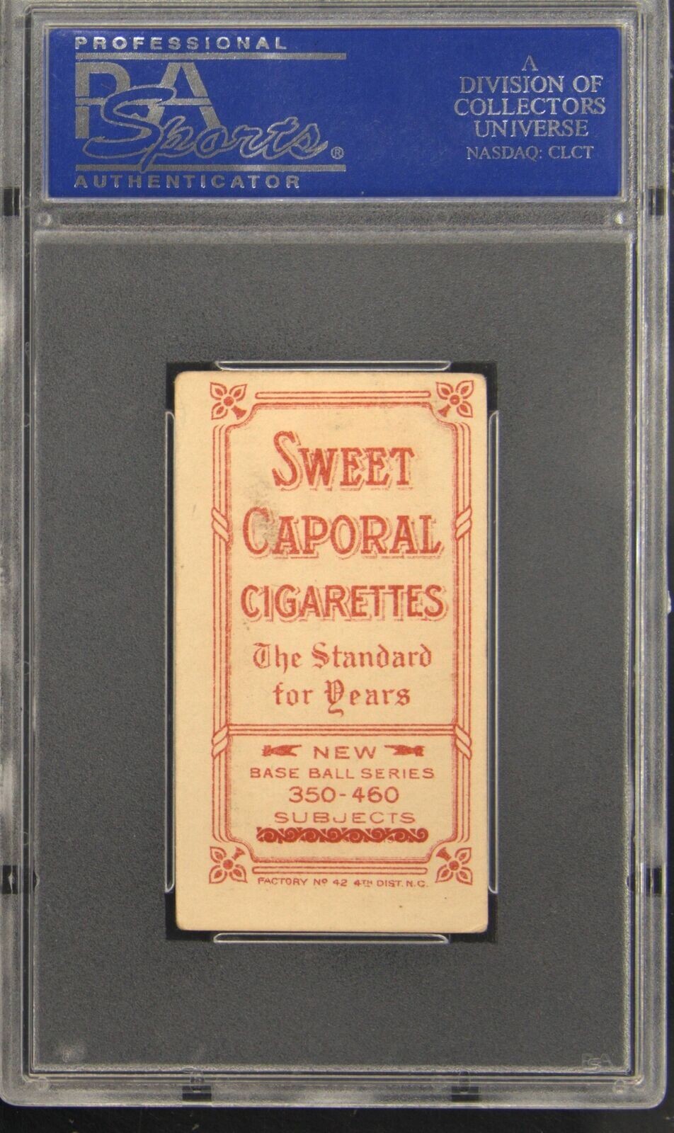 1909-11 T206 Sweet Caporal Ty Cobb Bat Off Shoulder PSA 3 (Top Sports ...