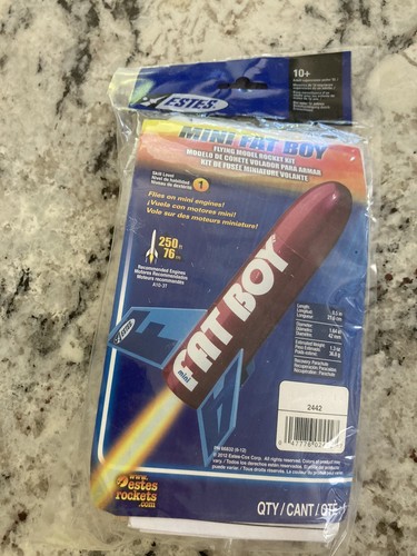 Estes Mini Fat Boy rocket kit 2442 NEW ! | eBay