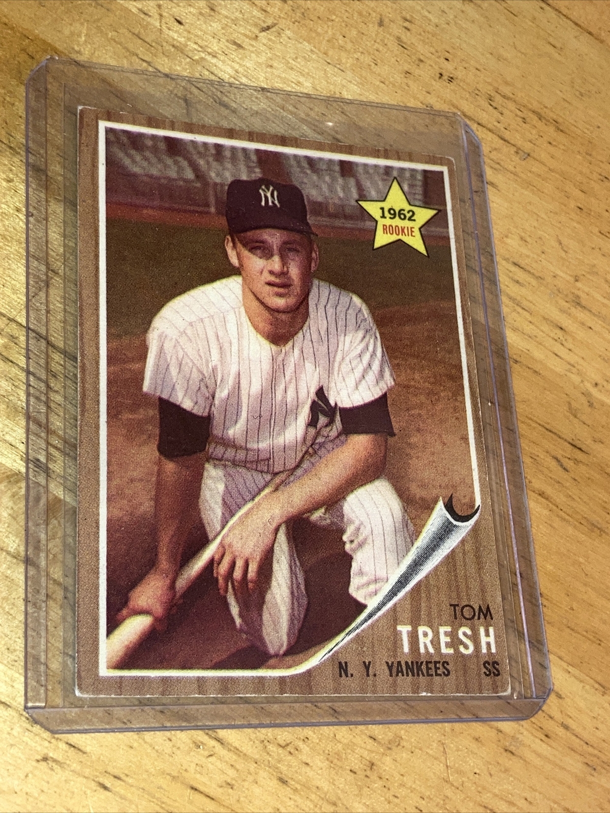 1962 Topps #31 Tom Tresh NEW YORK YANKEES ROOKIE CARD - EX Vintage ...