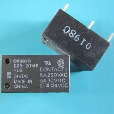 100PCS G6B-2014P-US 24VDC 5A 250VAC Power Relay 6Pins #W8 | eBay.de