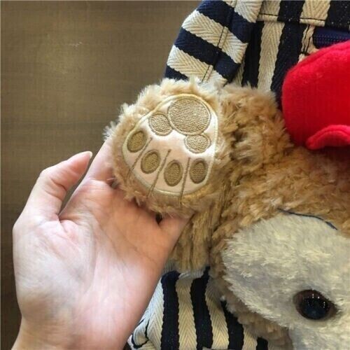 Disney Duffy Bear Friend ShellieMay Head plush Backpack Bag School Bag ...