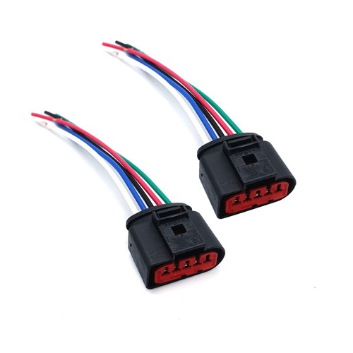 2PCS 1J0973775A Mass Air Flow Sensor Harness Connector Fits for Golf ...
