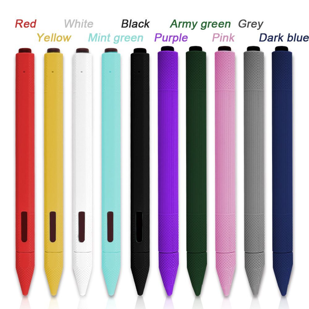 Protective Skin Stylus Silicone Case For Microsoft Surface Pen Stylet ...
