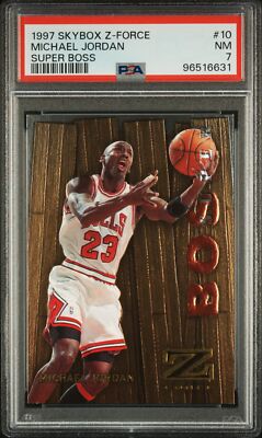 1997 SKYBOX Z-FORCE BOSS SUPER BOSS #10 MICHAEL JORDAN PSA 7 | eBay