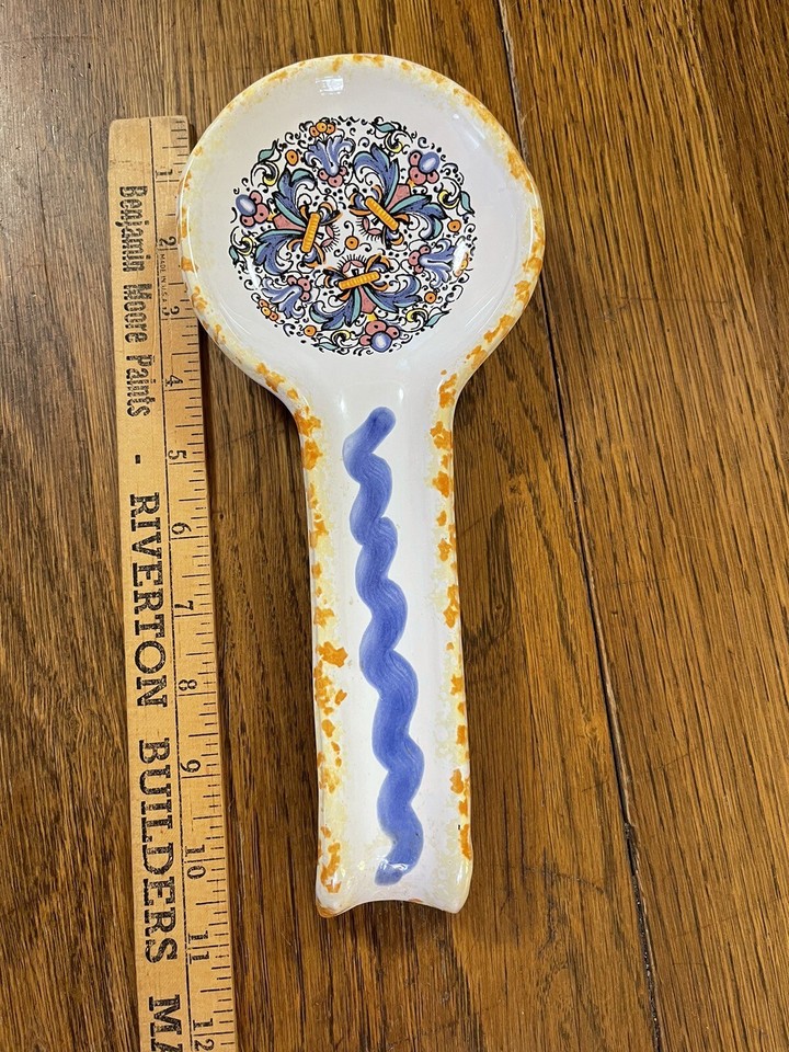 MOMA Ceramiche Artigianali Made Italy Spoon Rest Lavorate a Mano Hand ...