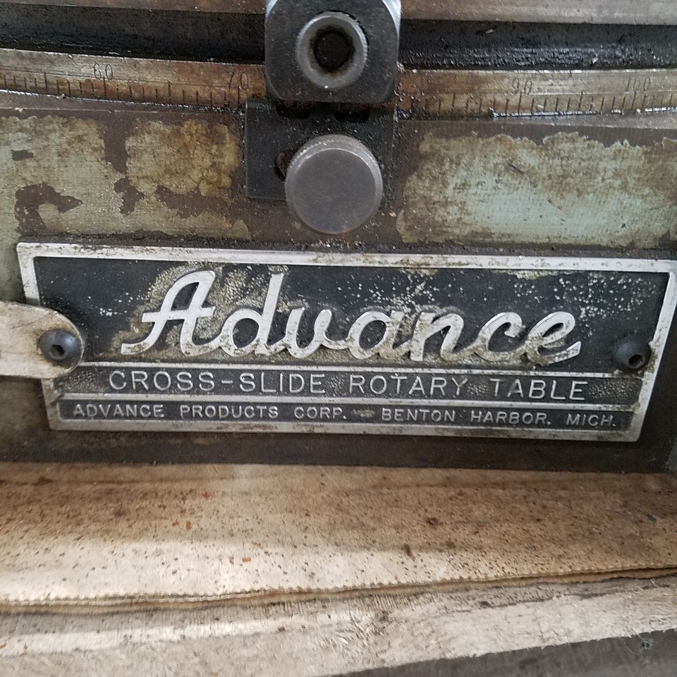 Advance Cross-Slide Rotary Table, 11" x 11" Table - USED | eBay
