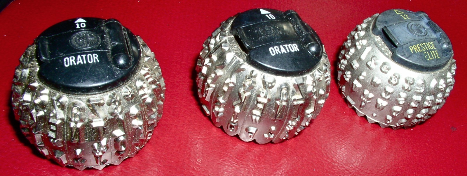 IBM Selectric Typewriter Ball's, 2 Orator 10 + Prestige Elite 12, FREE ...