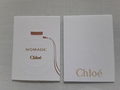 CHLOÉ " NOMADE , Chloé " 2 Cartes différentes . | eBay