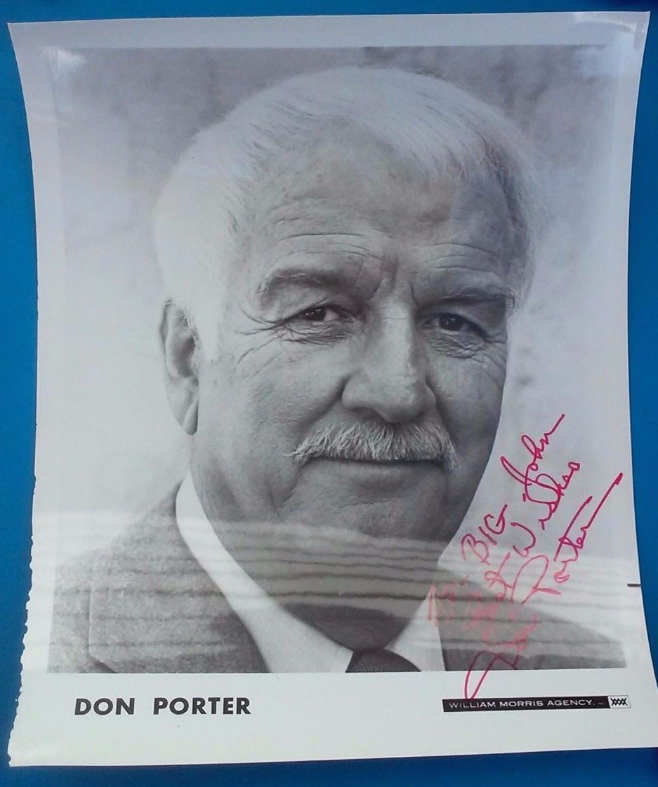 VINTAGE~DON PORTER~ SIGNED/AUTOGRAPHED/INSCRIBED~ (8X10)GIDGET/EAGLE ...