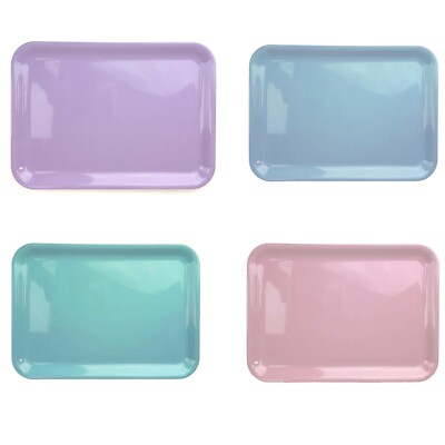 Pastel Serving Tray Rectangular Easy Grip IdealFor FoodPrep Tea ...