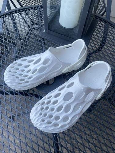 Merrell Hydro Moc White Water Shoe Croc Sandal Slide On - Fit Like ...