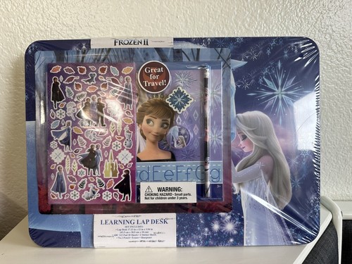 Disney Frozen 2 Girls Learning Lap Art Desk Pencil Pad Sharpener Eraser ...