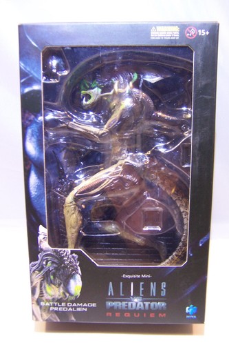 HIYA ALIEN VS PREDATOR R: PREDALIEN BATTLE DAMAGE 5.5in 1:18 SCALE ...