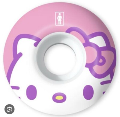 The Girl Skateboard Co. Sanrio Hello Kitty Wheels 53 mm 99 Durometer | eBay