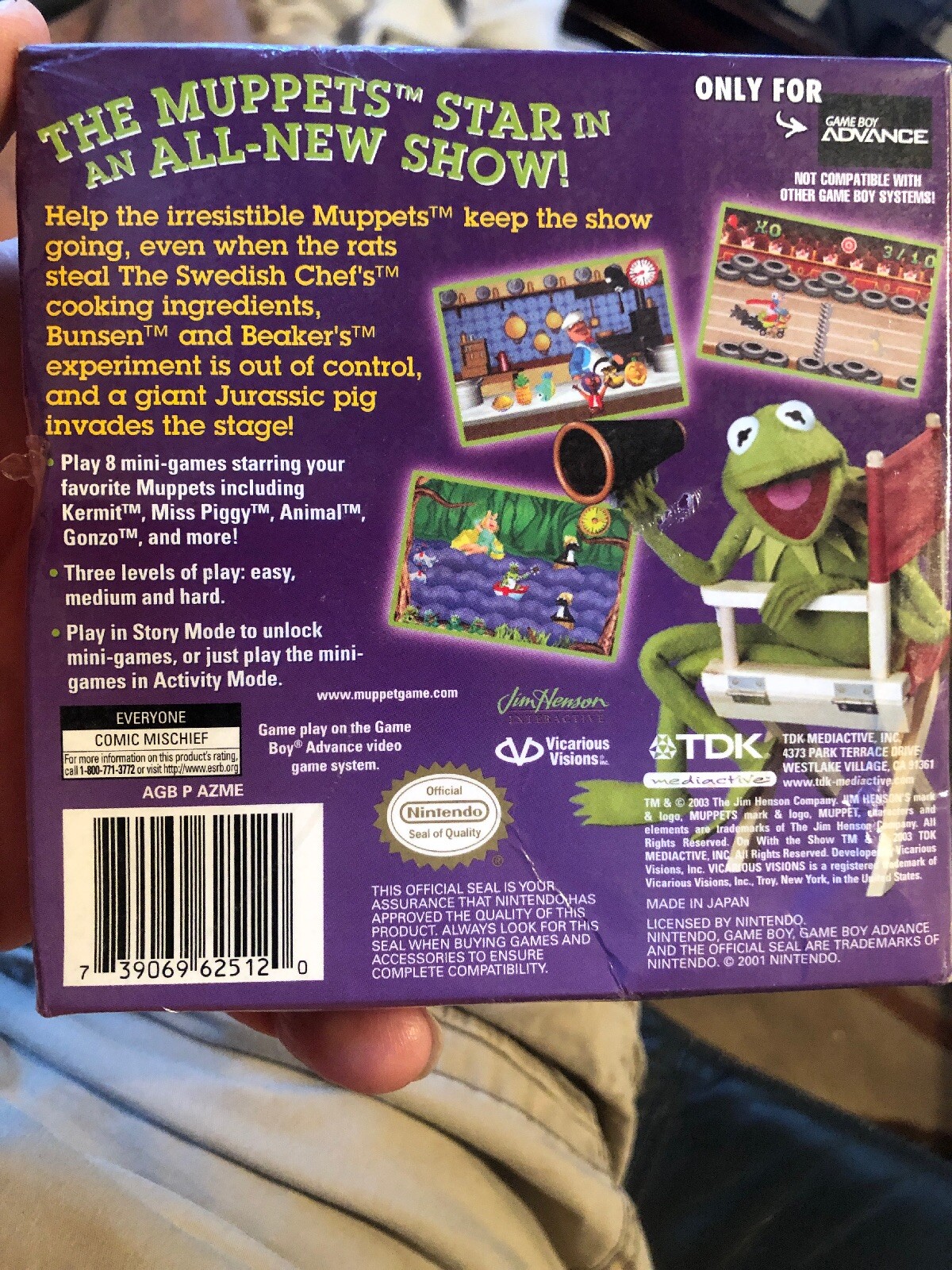 Jim Henson's The Muppets: On With the Show (Nintendo Game Boy Advance ...