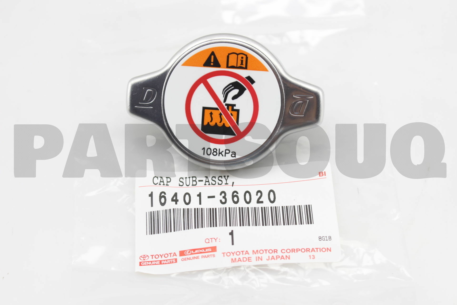 1640136020 Genuine Toyota CAP SUB-ASSY 16401-36020 | eBay