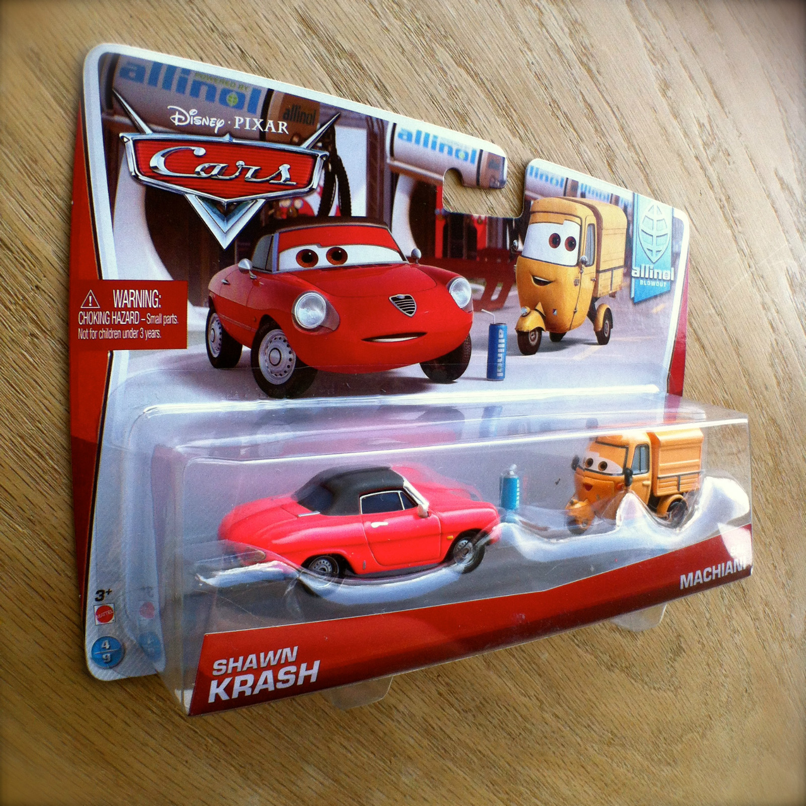 Disney PIXAR Cars SHAWN KRASH & SAL MACHIANI 2014 ALLINOL BLOWOUT ...