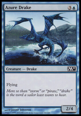 Magic the Gathering MTG Azure Drake (46) Magic 2011 LP | eBay