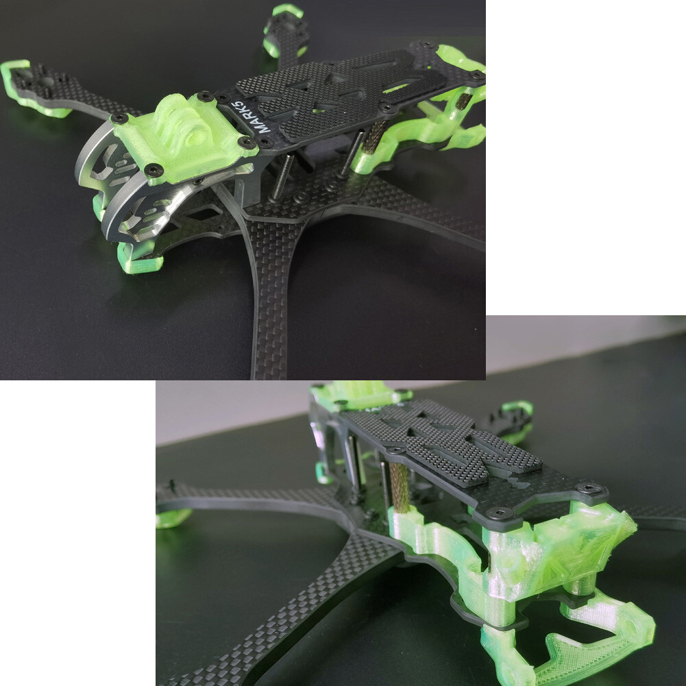 RC MARK5 5inch FPV Carbon Fiber Frame 225mm Wheelbase with 5mm Arm for ...