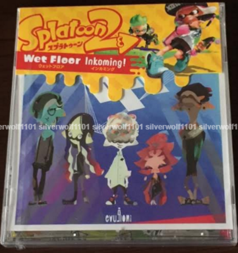 Splatoon 2 Original Soundtrack BGM CD Inkoming by Wet Floor Limited Ed ...
