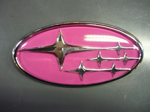 Subaru Forester SJG/SJ5 type Custom 6 Stars Pink Emblem Front & Rear ...