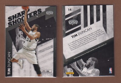 2010-11 Rookies & Stars Sharp Shooters #14 Tim Duncan - Spurs - 777 - 🔥 ...