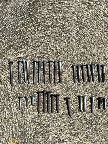 1940’s 50’s 60’s Arm Rest Screw lot Assorted 30/pc OEM GM Ford Mopar ...