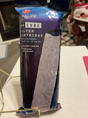 Coralife Bio Cube Filter Cartridge Fits 8, 14, 29 & HQI 2 pack Part ...