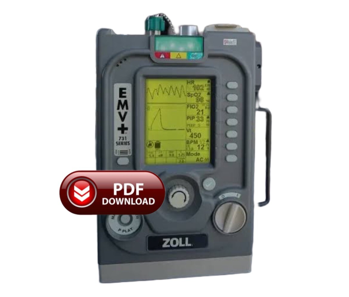 For Zoll EMV+ / AEV / Eagle II Operator Manual | eBay
