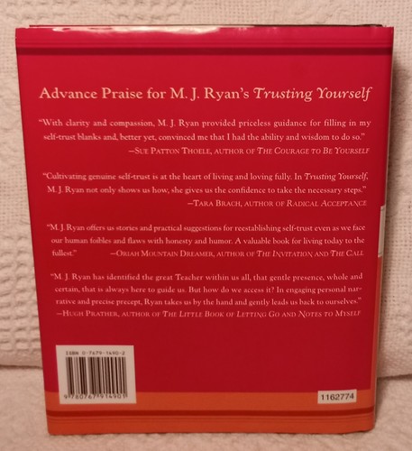1st Ed. 2004 Trusting Yourself Hardback MJ Ryan Less Overwhelmed, Happy ...