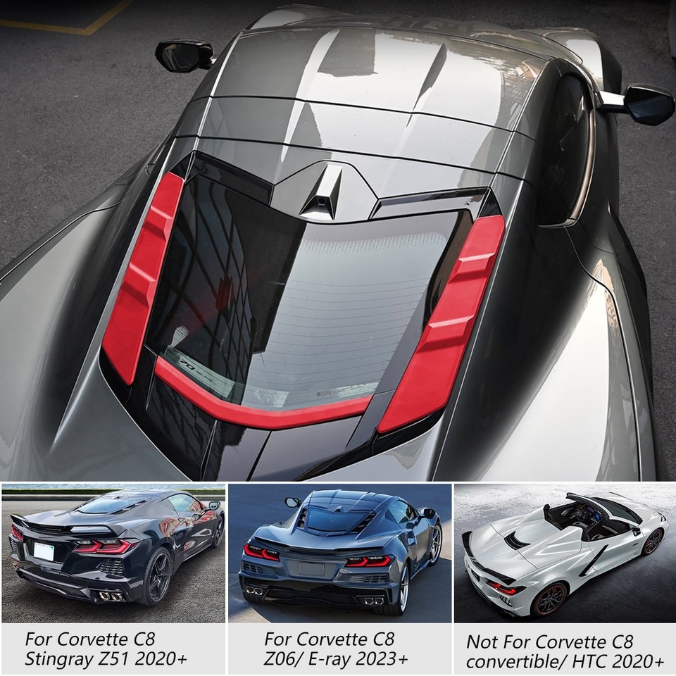 Engine Bay Air Vent Dry Bay Vent Blocks Wash Covers For Corvette C8 ...