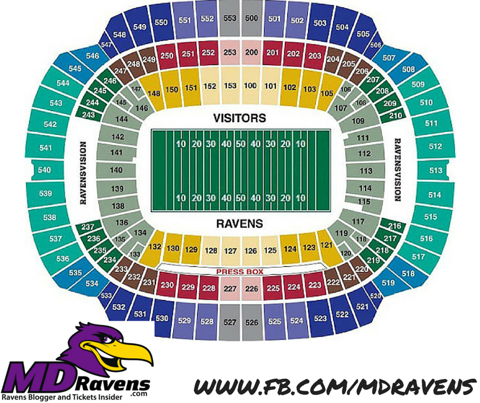 2 Ravens CLUB Tickets 8/7 vs Colts – Sec 245 ROW 2 Aisle – Lot B/C Park ...