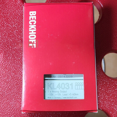 1PC Brand New BECKHOFF module KL4031 In Box | eBay