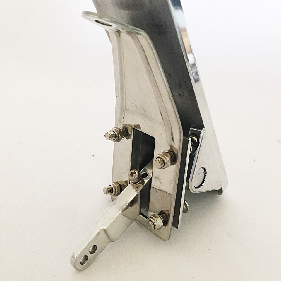 Custom Hinged 'Floor' Gas Pedal and Brake Pedal Pad Combo - Polished ...