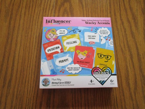 The Influencer Initiative Wacky Accents Voice Acting Deluxe Card Game ...