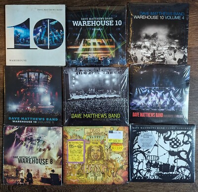 DAVE MATTHEWS BAND COLLECTION: 7 WAREHOUSE VOLUMES & 2 ALBUMS - ALL ...