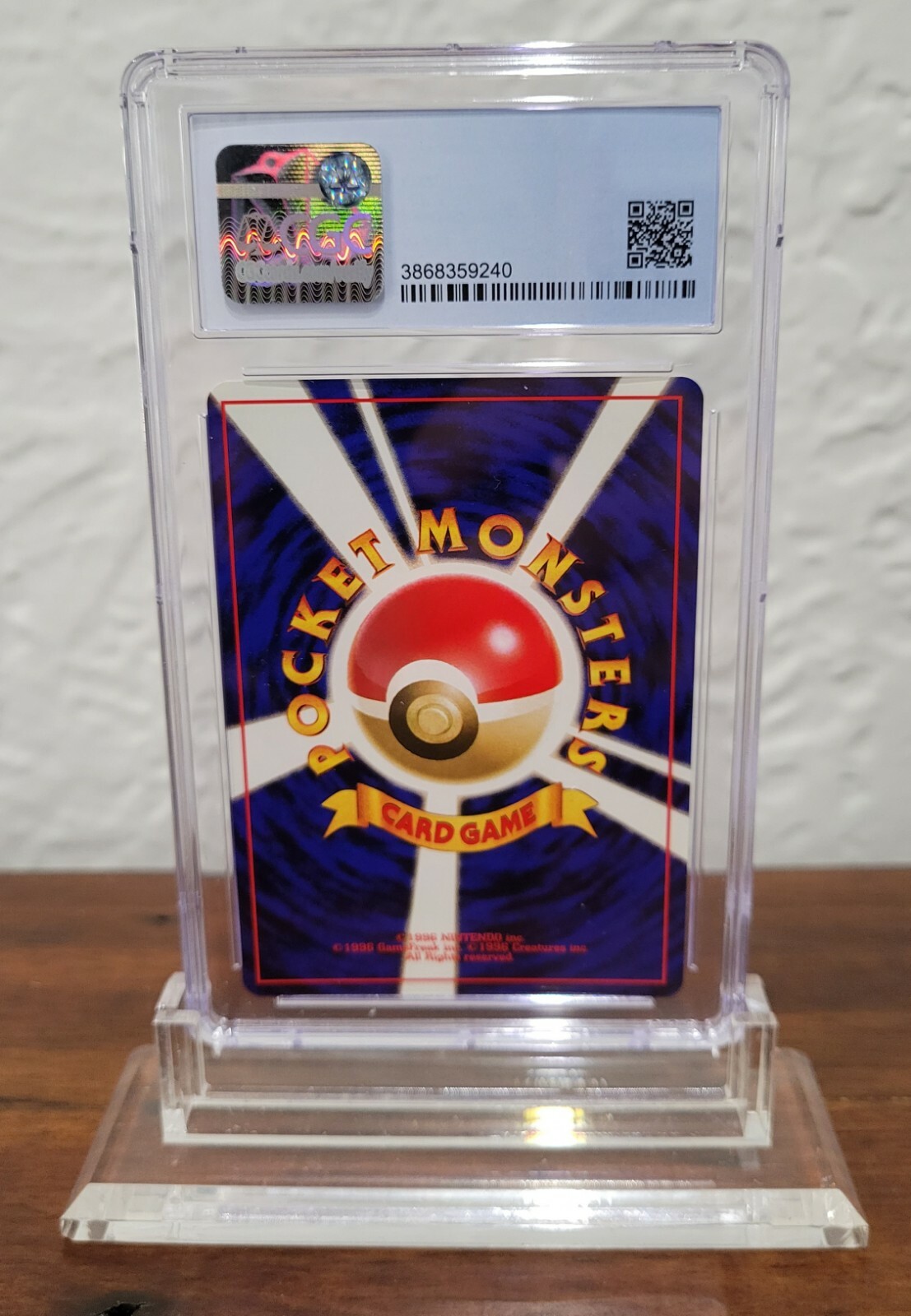 1996 POCKET MONSTER Japanese PRIMEAPE Pokemon CARD CGC 9.5 GEM MINT | eBay