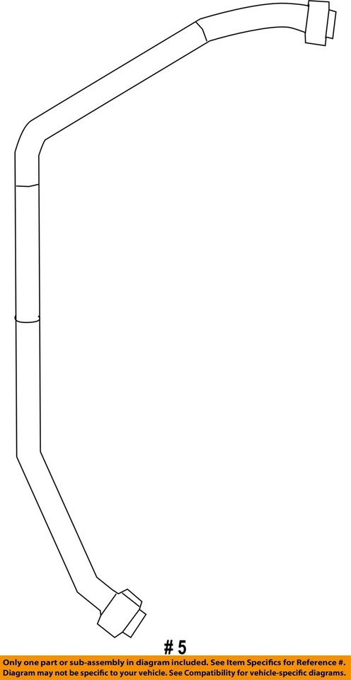 FORD OEM 17-22 F-250 Super Duty Radiator Components-Overflow Hose ...