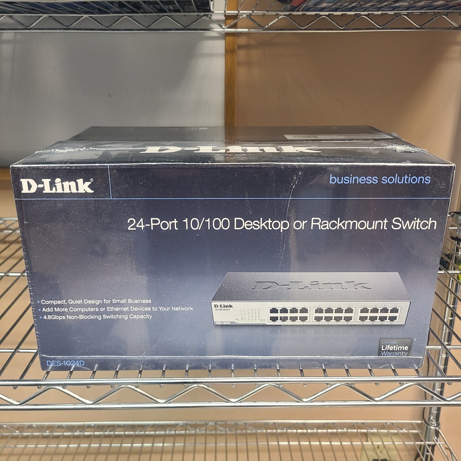 D-Link DES (DES-1024D) 24-Ports Rack-Mountable Switch for sale online ...