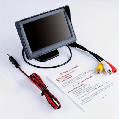 4.3" Car Parking Assistance Monitor fit Rear View Reverse Camera TFT ...