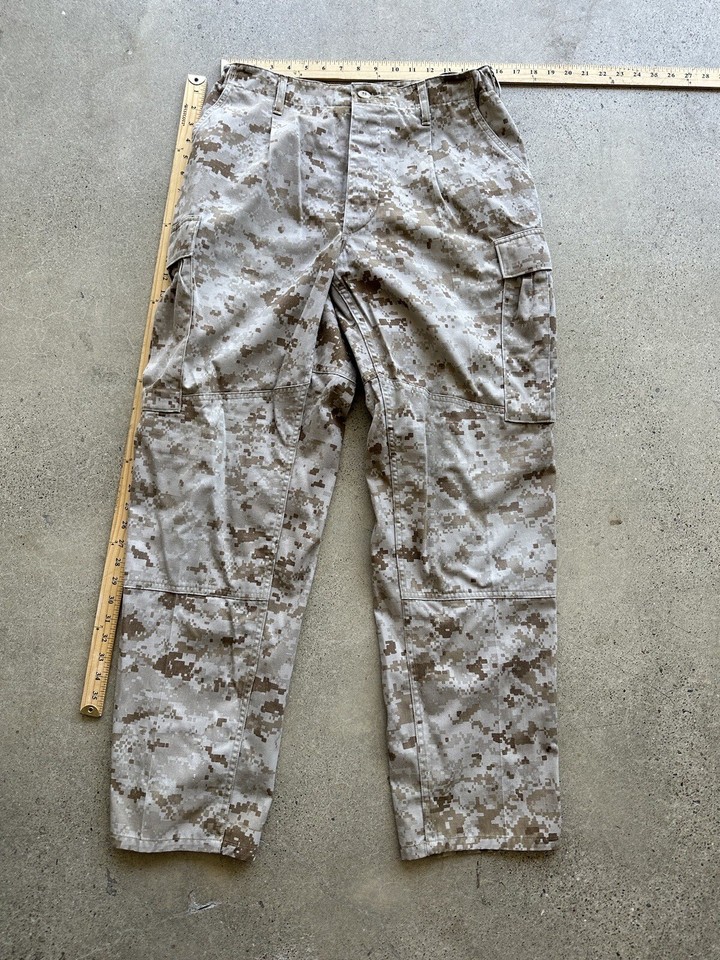 Vintage USMC U.S. Marines Desert Marpat Camouflage MCCUU Trousers Size ...