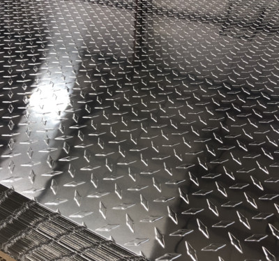 12" x 120" Aluminum Diamond Plate Sheet .025 in Thick - Trailer, RV ...