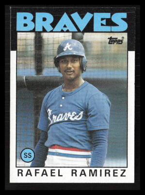 Rafael Ramirez 1986 Topps #107 Atlanta Braves | eBay