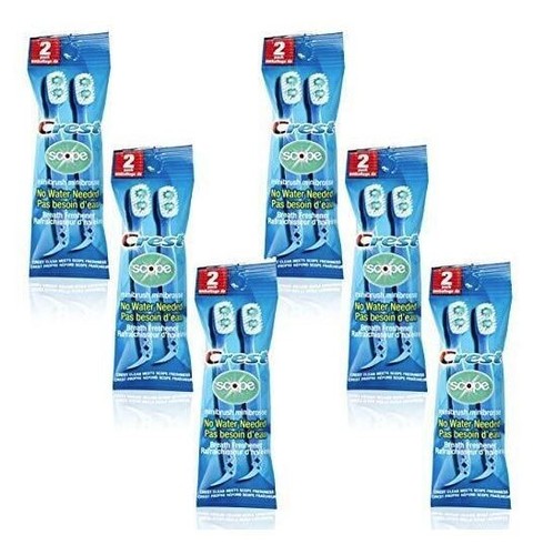 Crest Scope Mini Toothbrushes (12 count, 6 pack of 2) 728947000128 | eBay