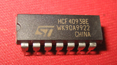 NEU: HCF4093BE ST CMOS Quad 2-Input NAND Schmitt Triggers DIP-14 | eBay.de