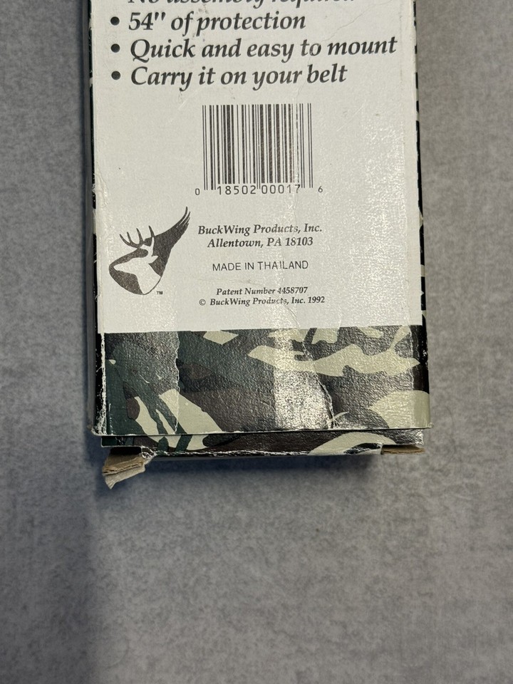 Buckwing MAGNUM II Porta Roof Tree Umbrella & Turkey Blind Camo 54" IOB ...