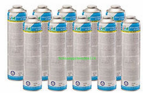 10 x CFH UNIVERSALDRUCKGASDOSE AT2000 PROPAN BUTAN GAS CFH 52107 ...