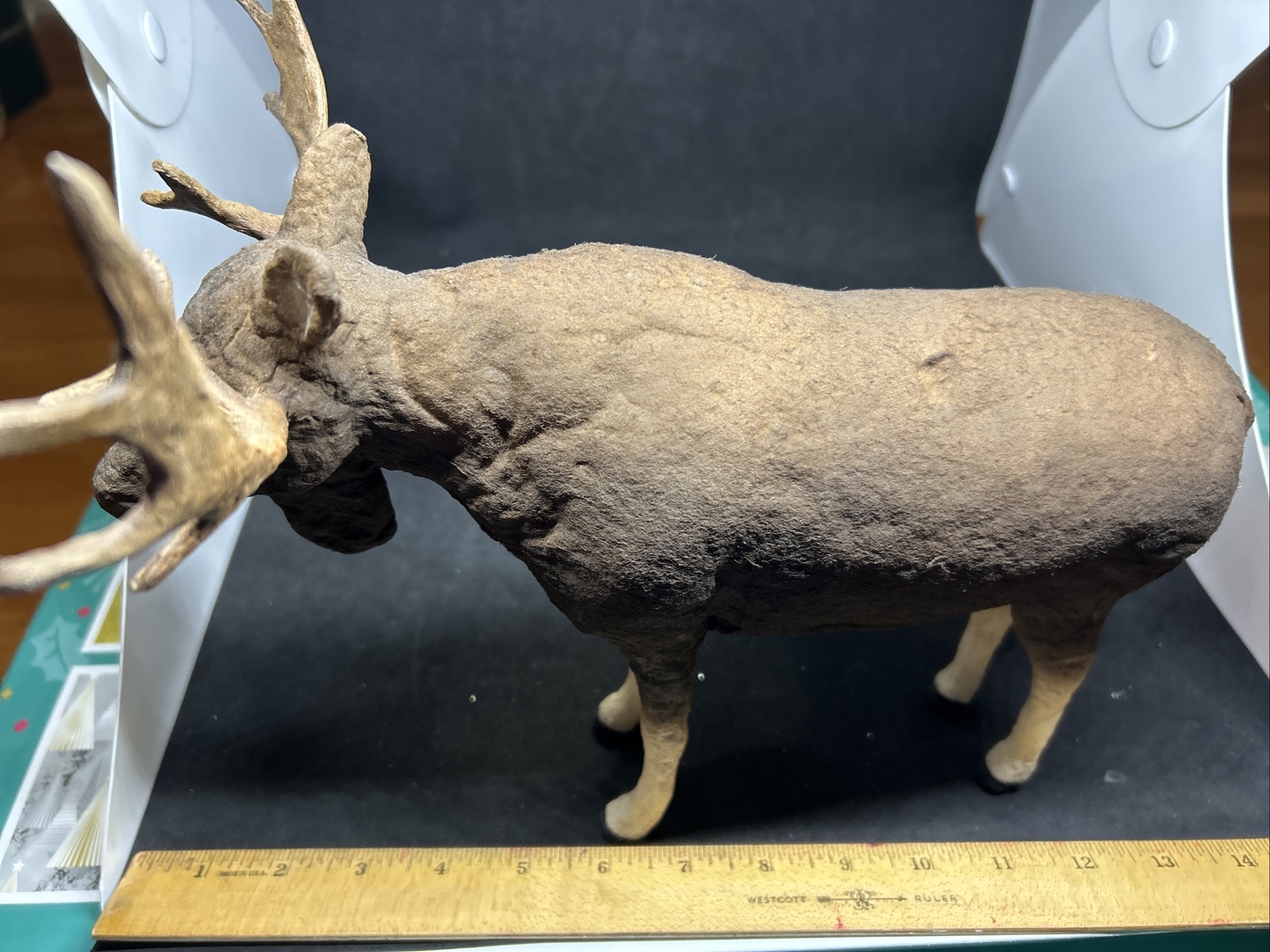 CRAIG YENKE - Large Bull Moose - Primitive Cotton/Paper Mache Folk Art ...