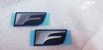 16-19 OEM LEXUS GSF EMBLEM FENDER SET LEFT RIGHT SIDE 2016 2017 2018 ...